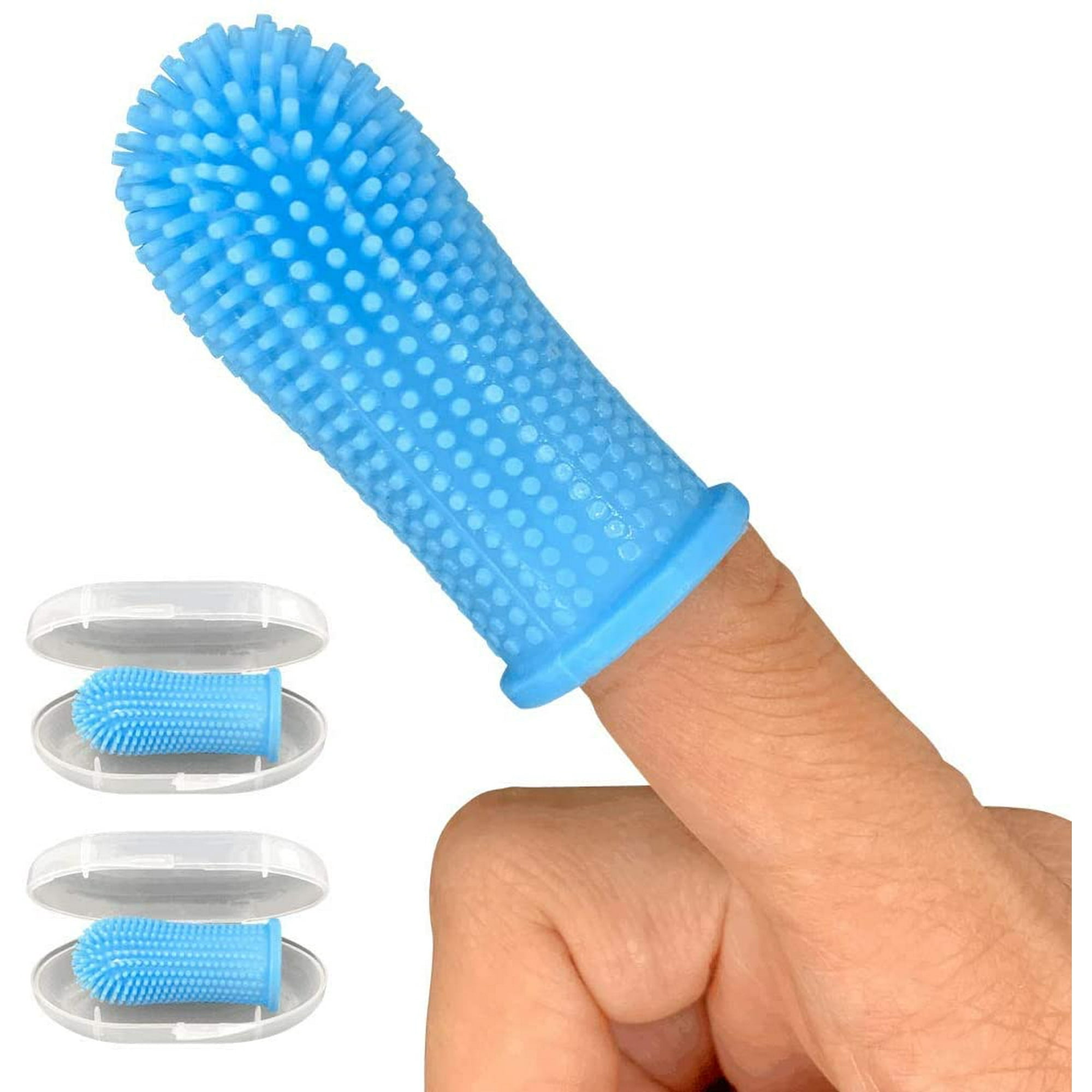 Click here for Jiaia 360º Dog Fingerbrush Toothbrush Kit (2-Pack)... prices