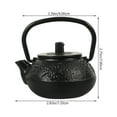 Mini Tea Kettle Cast Iron Teapot Decorative Teapot Teaware Home Office ...