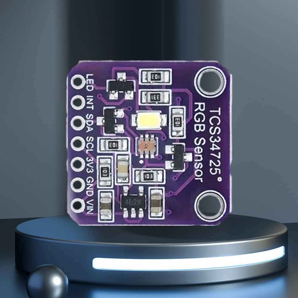 Módulo de sensor detector de color RGB TCS34725 Sensor de color IIC RGB ...