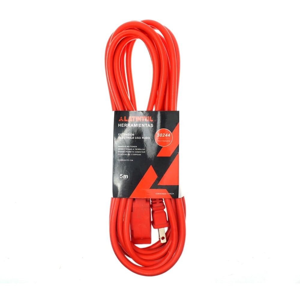 Extensiones Eléctricas Uso Rudo Latintul Kit de 2 5M 30244 | Walmart en ...