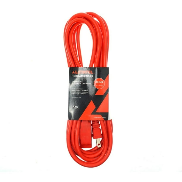 Kit de 2 Extensiones Eléctricas Uso Rudo 5M Latintul 30244 | Bodega ...