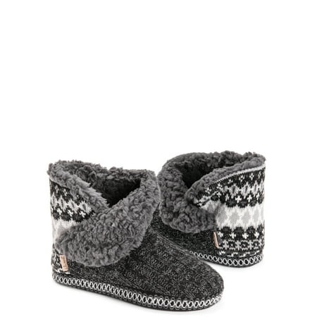 Muk Luks - Muk Luks A La Mode Women's Short Bootie Slipper - Walmart ...