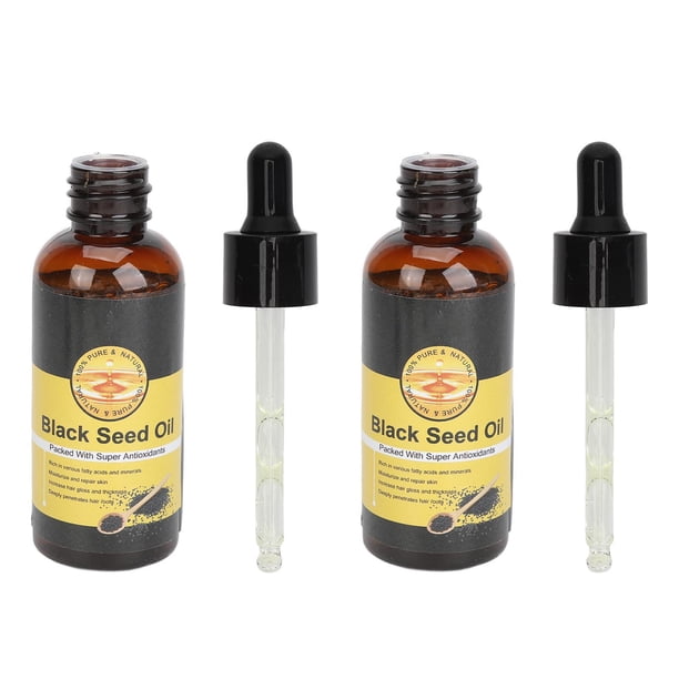 Organic Liquid Black Seed Oil, 2pcs Black Seed Oil Vitamins For Dry ...