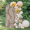Arch Backdrop 6 Ft, Vintage Palm Leaves Spandex Stretch Fitted Arch ...