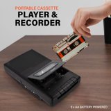 Coby Portable Audio Recordable Machine, CVR22 Cassette Player and ...