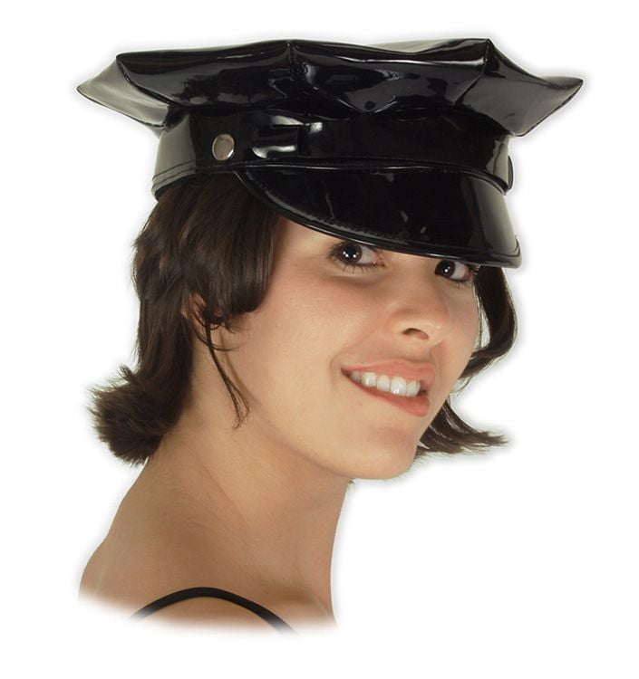 Police Sassy Vinyl Hat Adult Halloween Accessory - Walmart.com