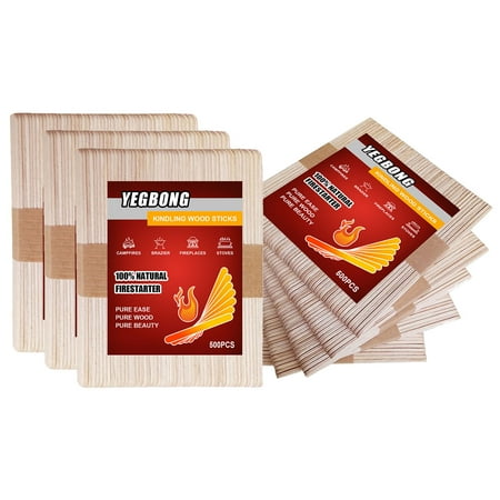 jovati Fireplace Fire Stick 500 Kiln-dried Matches Fireplace Camping ...