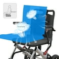 COZONY Folding Transport Wheelchair, Aluminum, Locking Handbrake, Flip ...