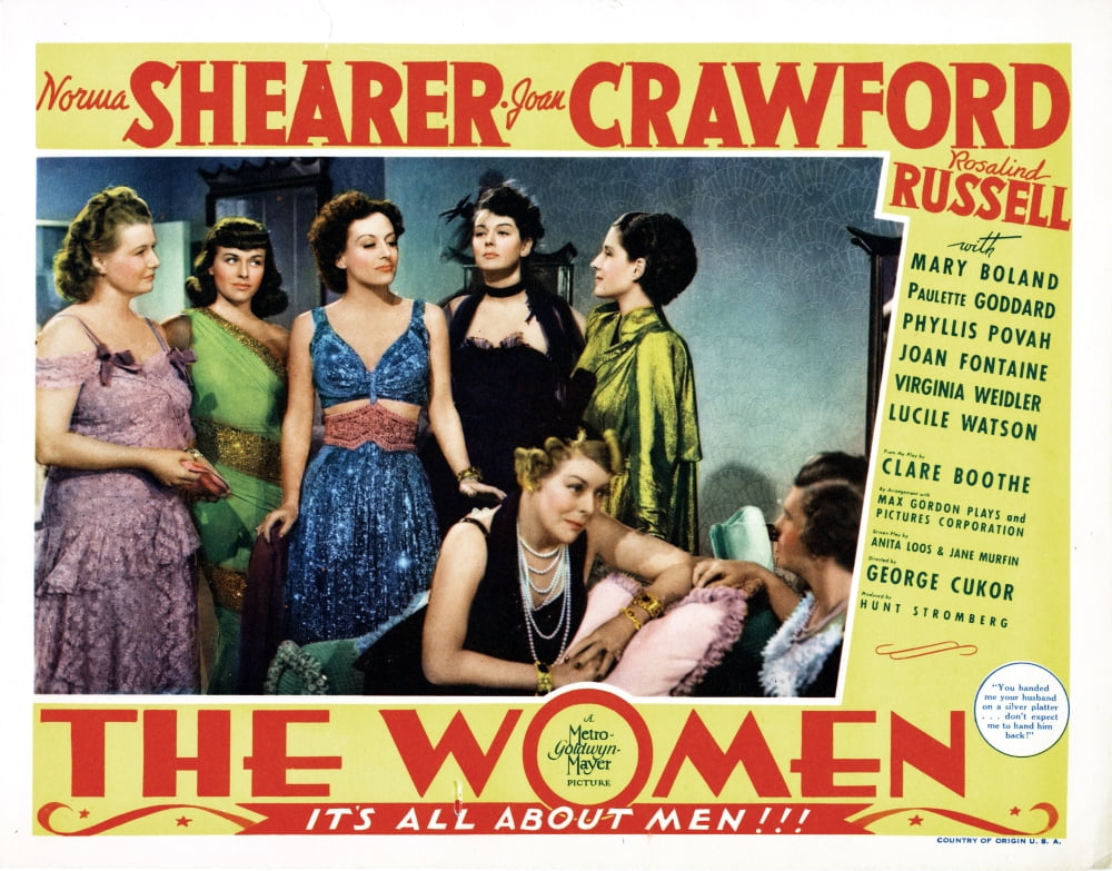 The Women From Left Phyllis Povah Paulette Goddard Joan Crawford