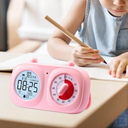 Visual Timer Clock Cycle Timing Dual Screen Study Timer for Reading ...