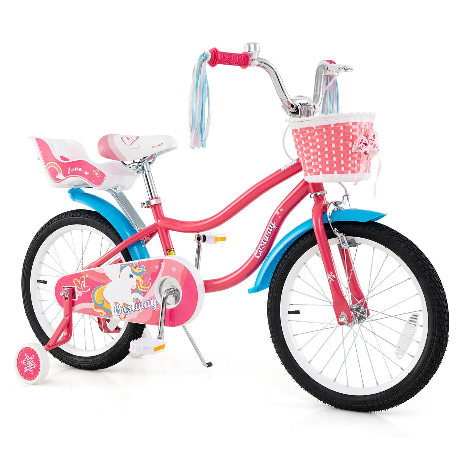 Click here for Costway 18 Kids Bike For 4-8 Years Old With Basket... prices
