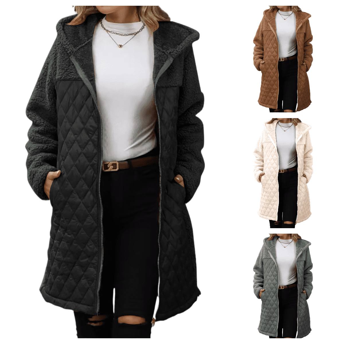 Click here for Lovzfmll Jackets For Women Ladies Trendy Solid Col... prices