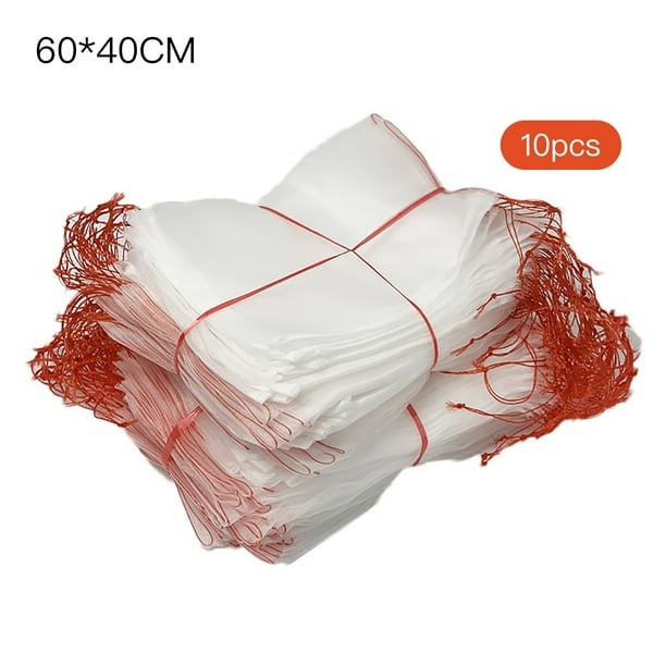10pcs Sold 60x40CM Nylon Mesh Bag, Fruit -proof Bag, Bird-proof Bag ...