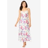 Amoureuse Plus Size The Luxe Satin Long Peignoir Set - Walmart.com
