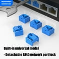MOMOJIA Physical Networking RJ45 Port Lock Device For Ethernet Security ...