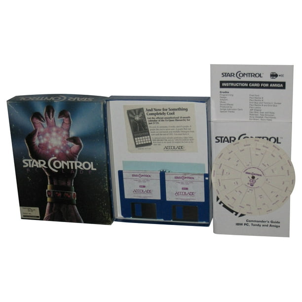 Star Control Accolade (1990) Commodore Amiga Vintage Video Game ...