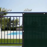 LOVE STORY 6' x 50' Dark Green Fence Privacy Screen Heavy Duty Mesh ...