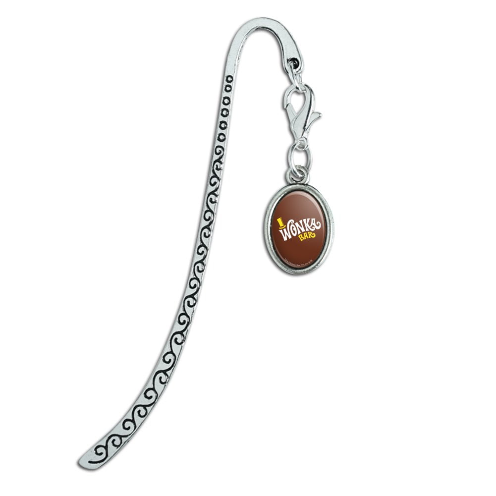 Willy Wonka and the Chocolate Factory Wonka Bar Logo Metal Bookmark ...