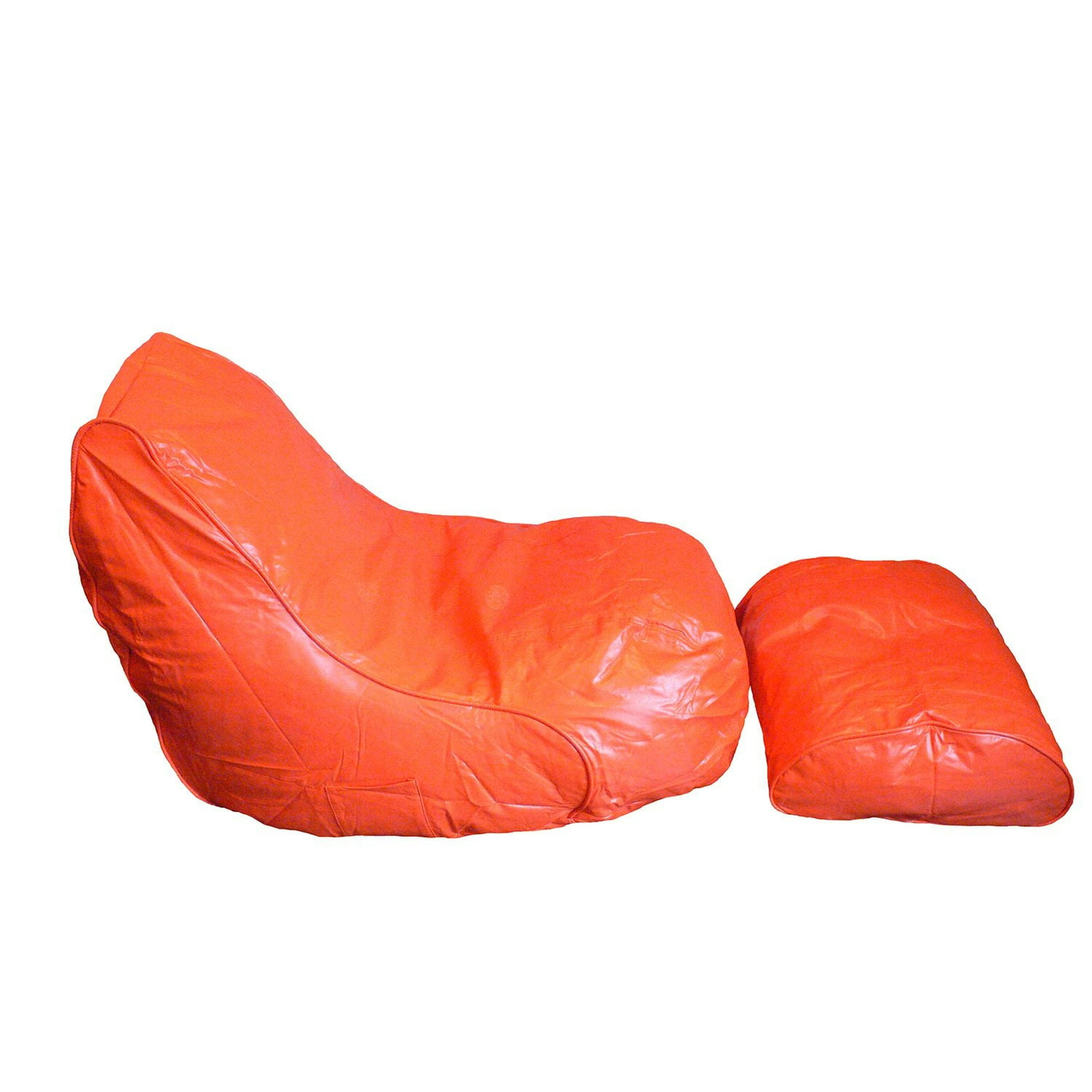 Click here for Boscoman Vinyl Bean Bag Lounger With Footrest prices