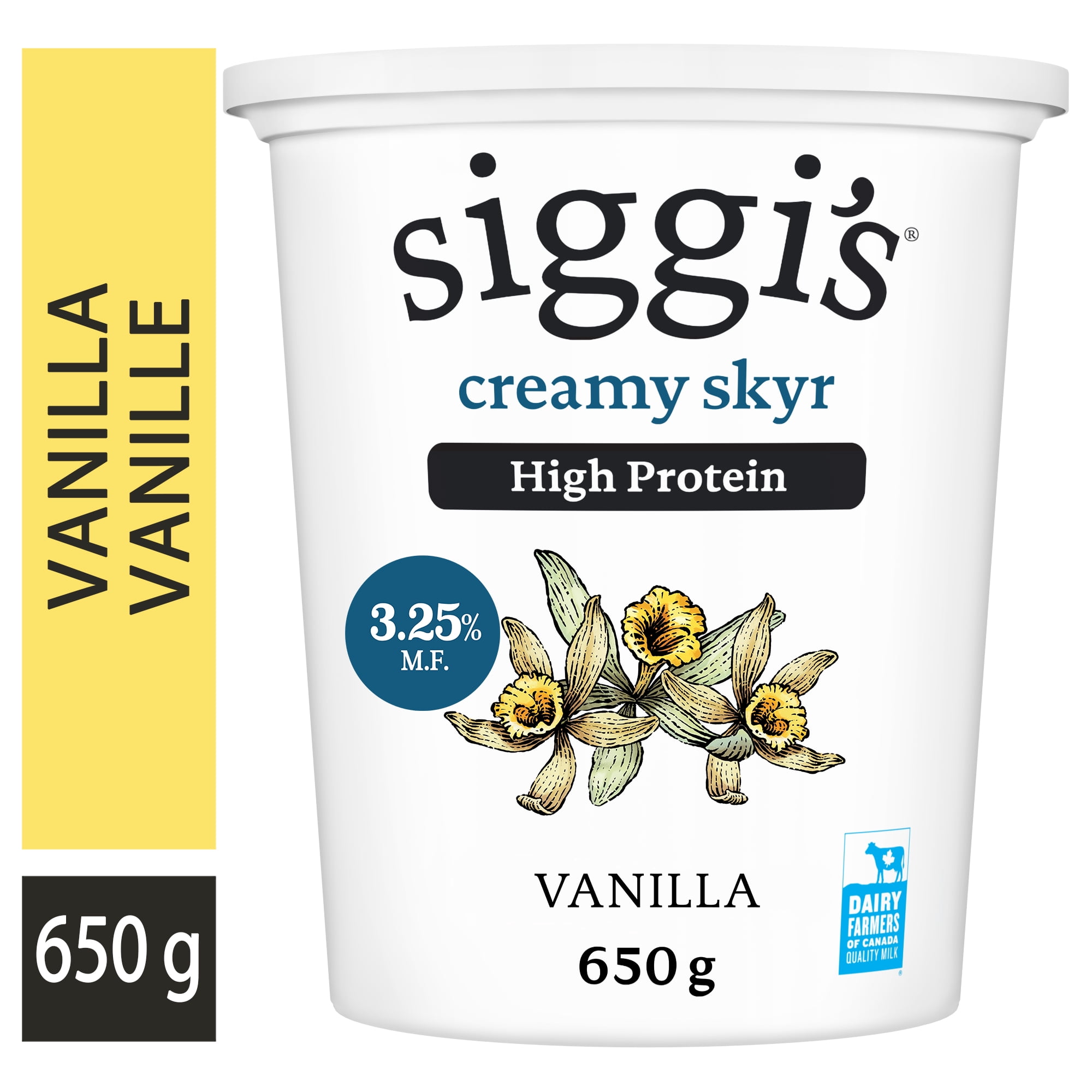 Click here for Siggis Skyr Yogurt Vanilla 3.25 650g prices