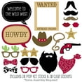 Big Dot of Happiness Little Cowboy - Western Photo Booth Props Kit - 20 ...