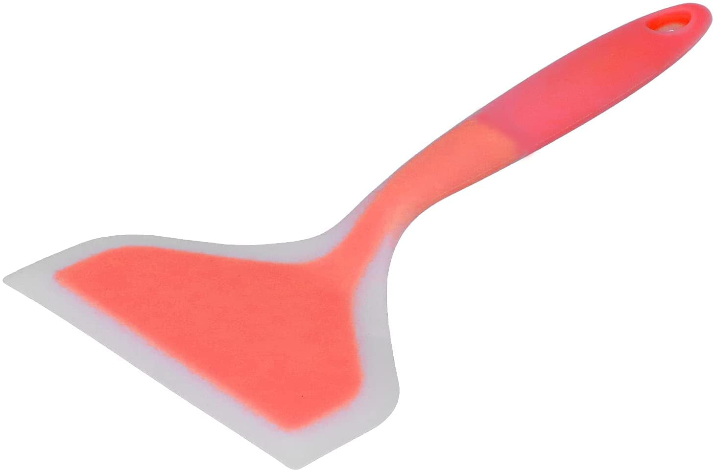 SHIBA-Wide Silicone Spatula, Nonstick Pancake Shovel with Short Handle ...