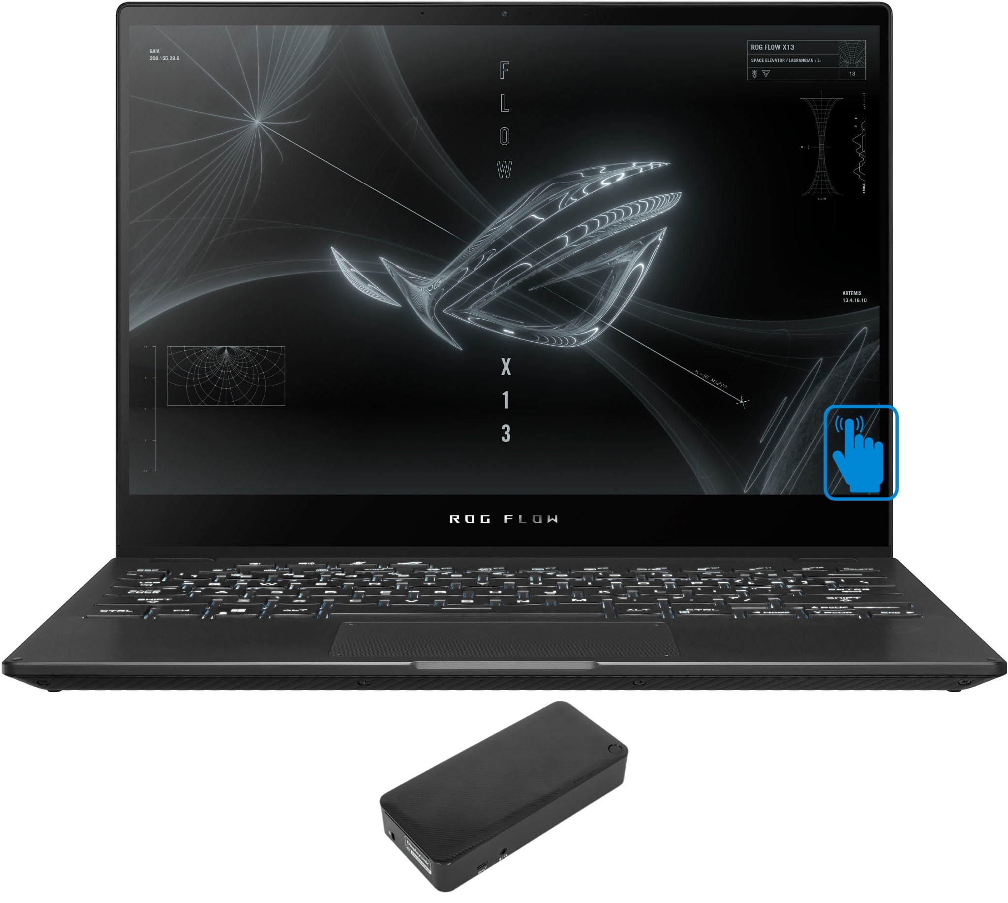 ASUS ROG Gaming/Entertainment Laptop (AMD Ryzen 9 6900HS 8-Core, 13.4in ...