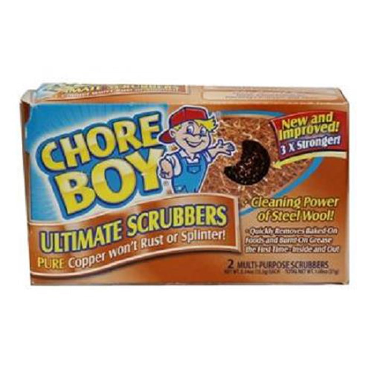 Chore Boy Copper Scrubber Case Pack 36 - Walmart.com
