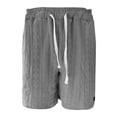 Everyday Shorts For With Subtle Knit Texture And Stylish Emblem Casual ...