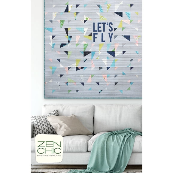 Peaks Quilt Pattern by Brigitte Heitland Zen Chic - Walmart.com