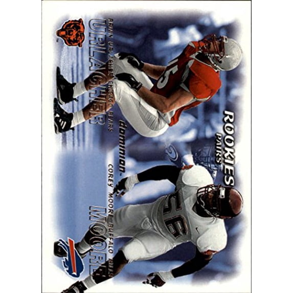 2000 SkyBox Dominion #242 Brian Urlacher RC Corey Moore RC NFL Football ...