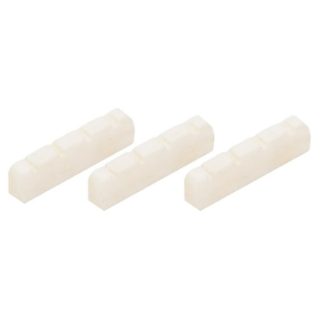Bass Nut, Flat-Bottomed Shape Carefully Selected Frets 3Pcs Beef Bone ...