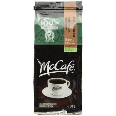 McCafe Premium Roast Medium Decaf Ground Coffee, Decaffeinated, 24 oz ...