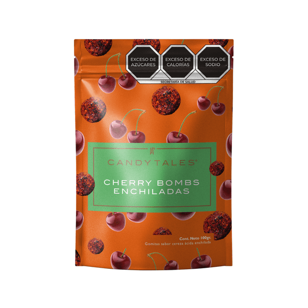 Candy Tales Cereza Ácida Enchilada (Cherry bombs) 100 gr c/u- 3 pz ...