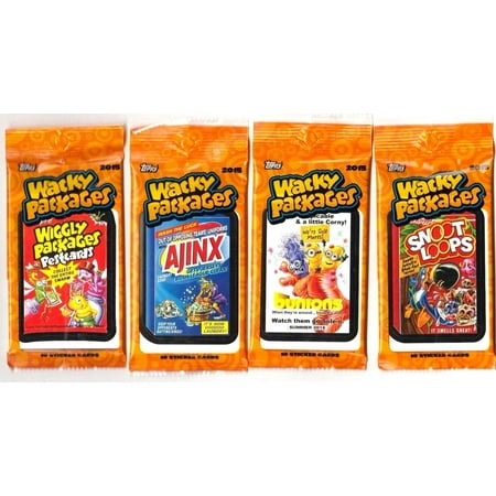 2015 Wacky Packages Series 1 Lot of "Four NEW PACKS" - Walmart.com