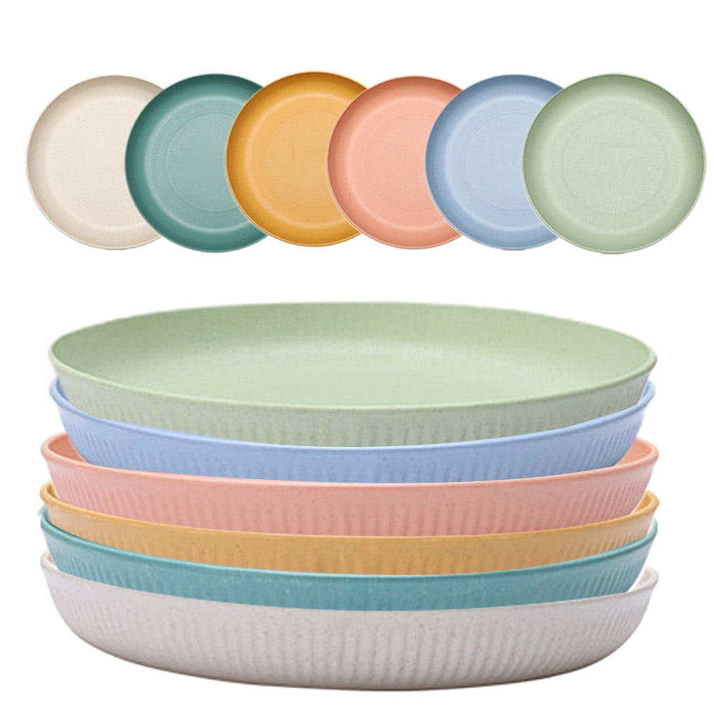 Click here for Mfg2020 Reusable Plastic Plates Eco-Friendly Light... prices