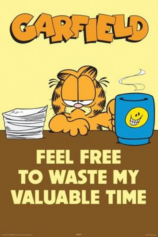 Garfield - Office Poster (24 x 36) - Walmart.com