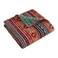 Levtex Home - Vista - Throw - Tribal Rug - Orange, Green, Red, Black ...