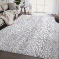 Abani Antelope Collection Grey 6' x 9' Contemporary Area Rug - Walmart.com