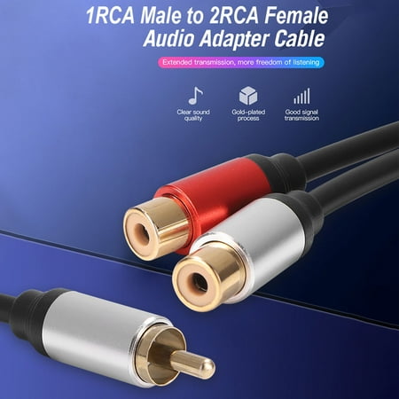 RCA Male to Female Cable Professional Adapter Device Sound Female Audio ...