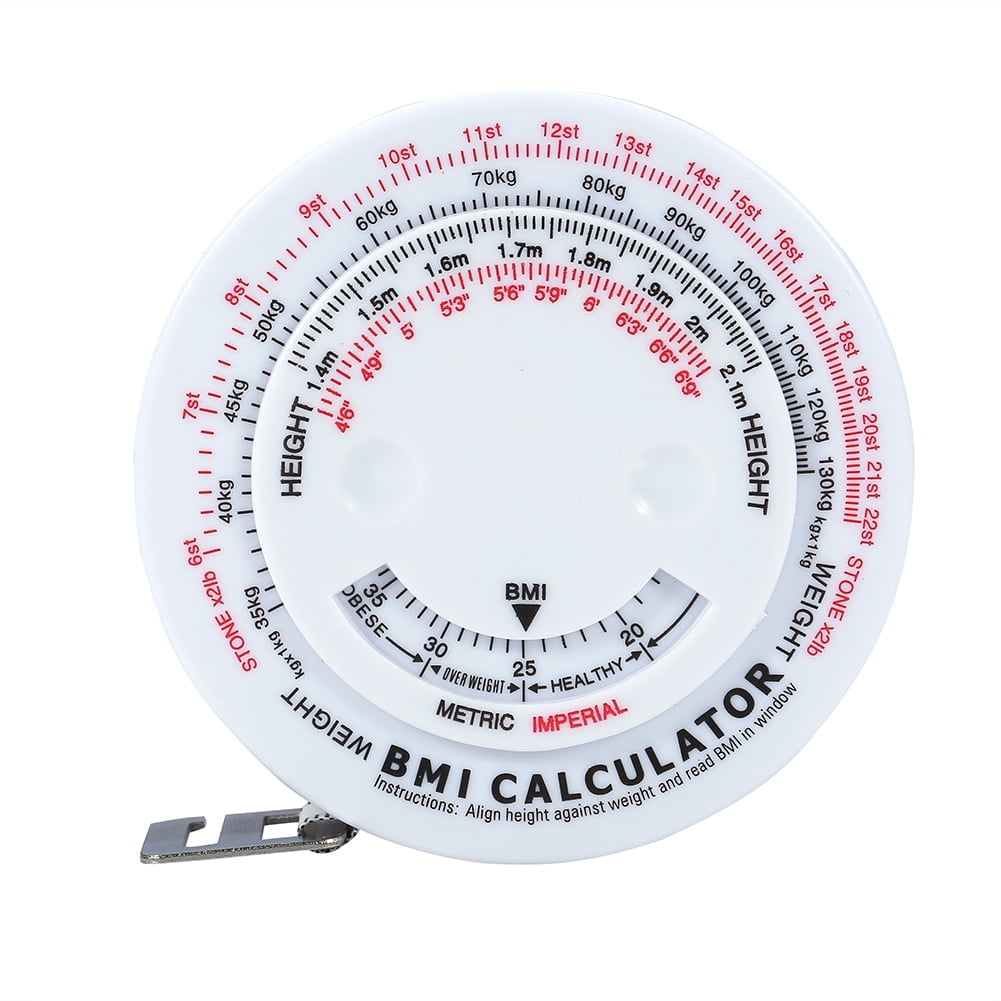DEWIN Measuring Tape, Tape Measuring Body Mass Index Round Fat ...