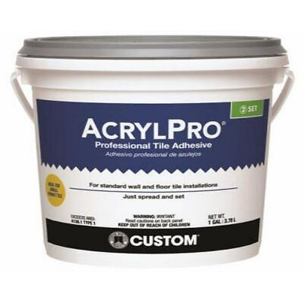 Custom Building Products Acrylpro Ceramic Tile Mastic Adhesive 1 gal ...