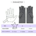 XIRQI 2026 New 1 Pair Arthritis Gloves Fingerless Gloves Cotton ...