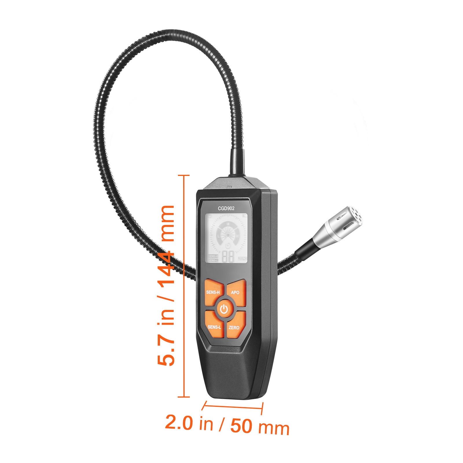Hvac Tools Gas Stove Natural Gas Leak Detector, Portable Gas Sniffer ...
