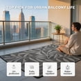 PASAMIC 9x18 ft Outdoor Rug Waterproof, Reversible Plastic Straw Patio ...