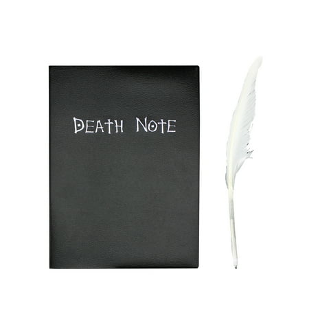 Universal Portable With Feather Pen Journal Art Writing Death Note ...