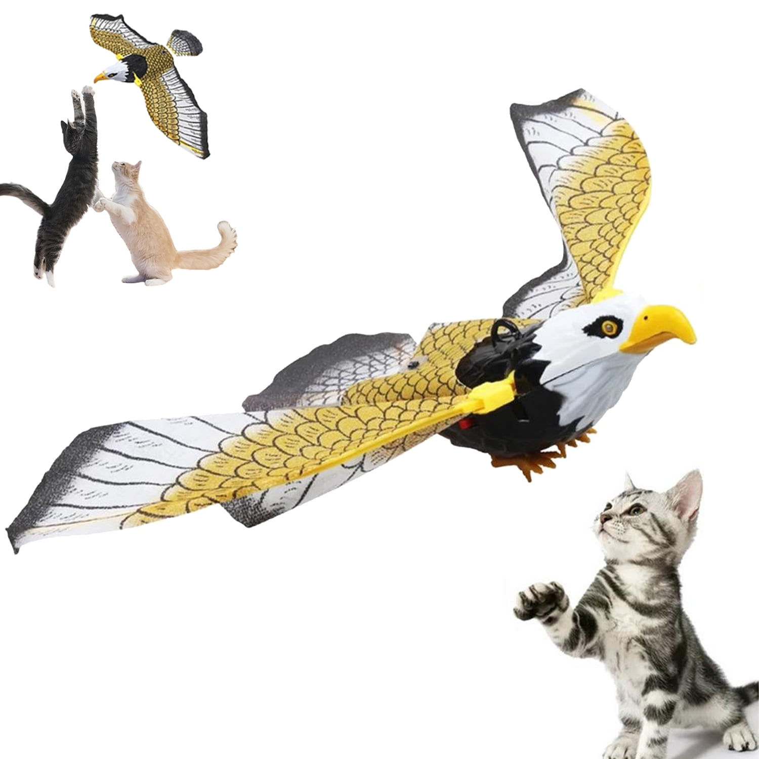 Click here for Lubi Flying Bird Cat Toy  Interactive Bird Simulat... prices