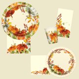 Watercolor Pumpkins Fall Paper 9oz Cups, 8ct - Walmart.com