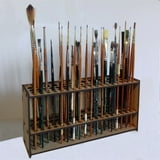 Shldybc Artist's Paintbrush Holder Stand, Wall Mount or Freestanding ...