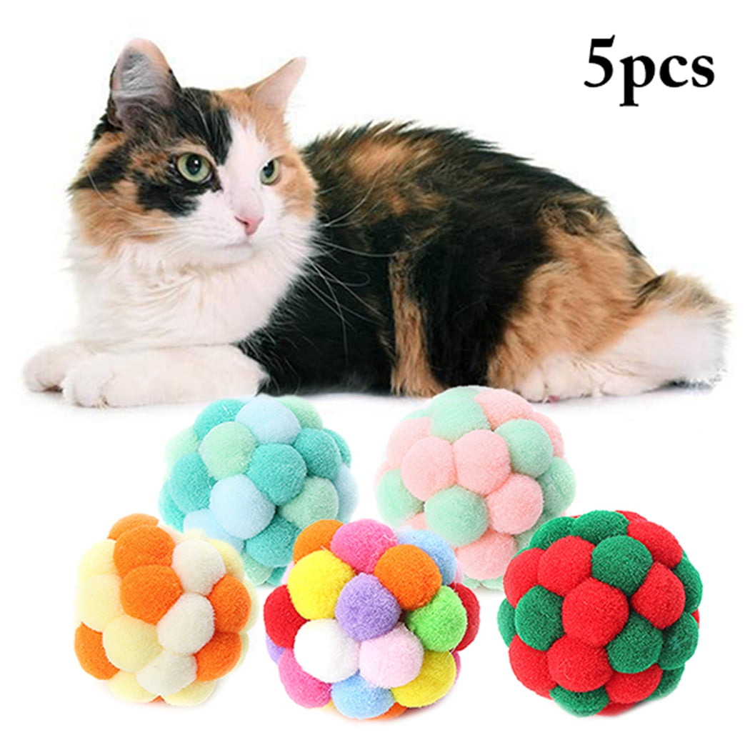 Click here for Nobrand Cat Pompom Ball Soft 5pcs Bite Proof Inter... prices